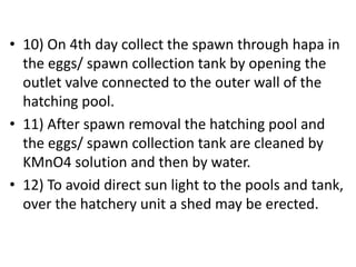 Frp carp hatchery | PPTX