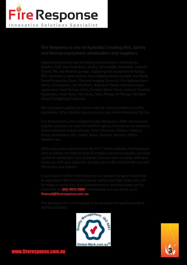 Fire Response products catalogue | PDF | Home Appliances | Home & Garden