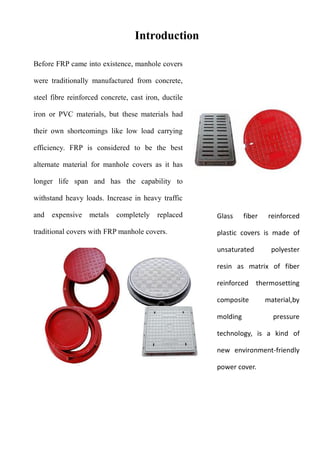 Frp manhole cover export | PDF