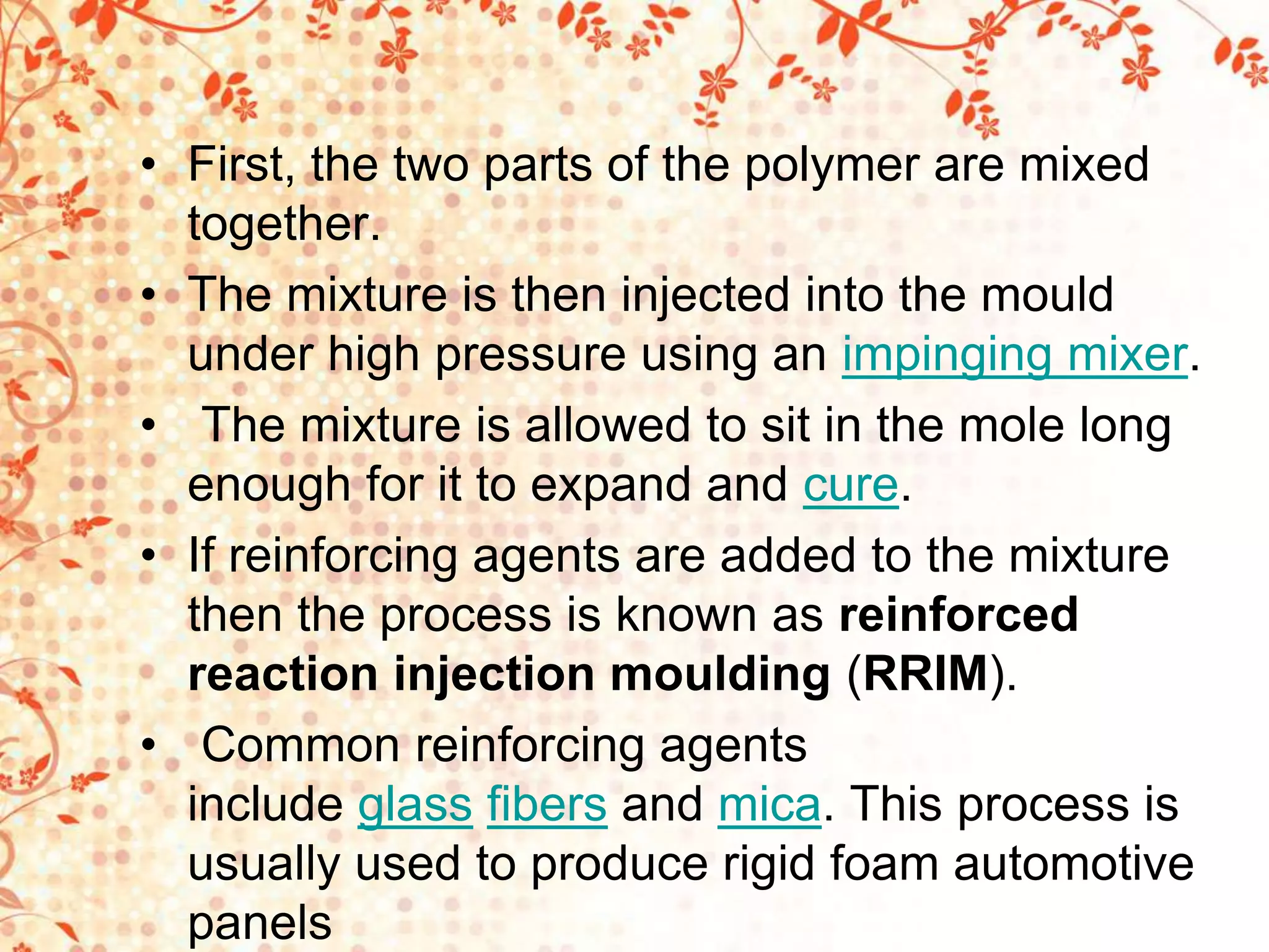 Fibre Reinforced Plastic manufacturing methods | PPTX