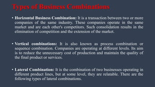 Business Combination and Types, Ind AS 103 | PPTX
