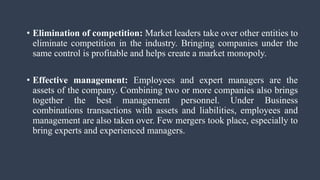 Business Combination and Types, Ind AS 103 | PPTX