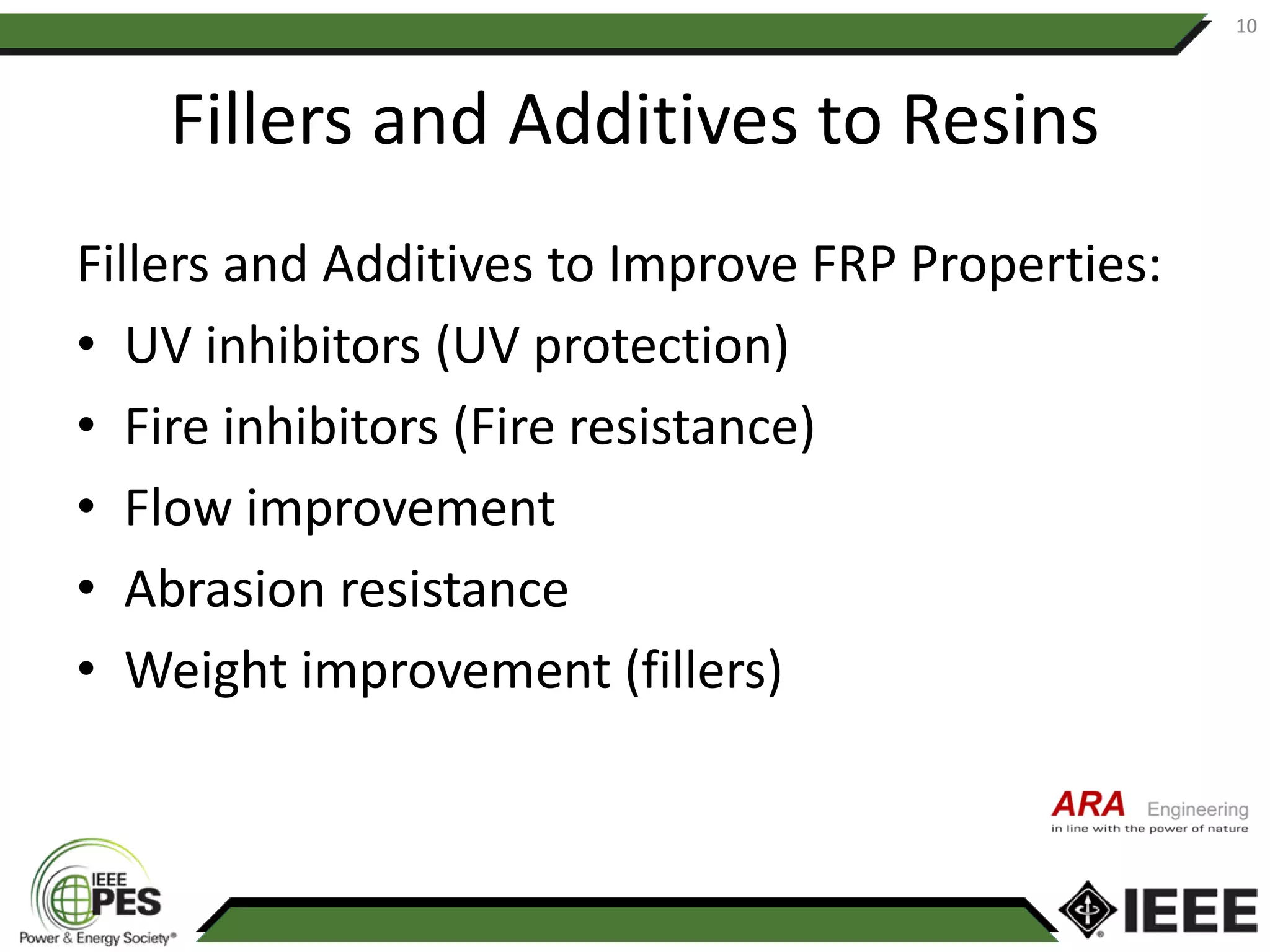 Frp transmission structures by ara jt | PDF | Chemistry | Science