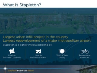 Forest City Stapleton Pitch Deck Presentation | PPT