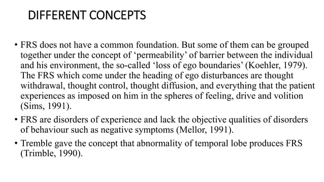 First rank symptoms of schizophrenia | PPTX