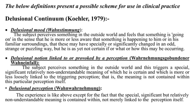First rank symptoms of schizophrenia | PPTX