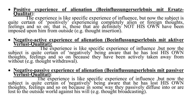 First rank symptoms of schizophrenia | PPTX