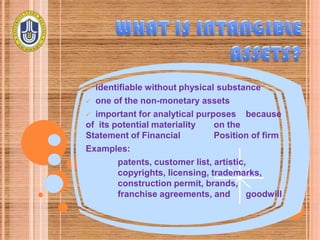 Intangible Assets | PPT