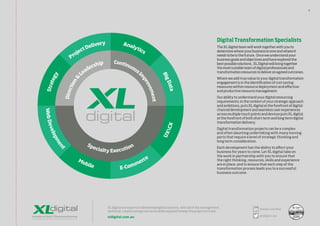 XL Digital Transformation Solutions | PPT