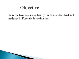FRS 301 Analysis of biological fluids.pptx | Blood Disorders | Diseases ...