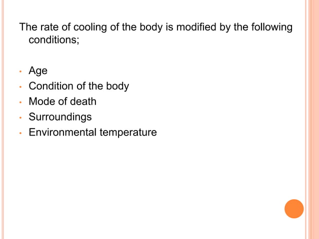 FRS 411-POST MORTEM CHANGES.ppt | Death, Injury, or Military Conflict | Sensitive Topics