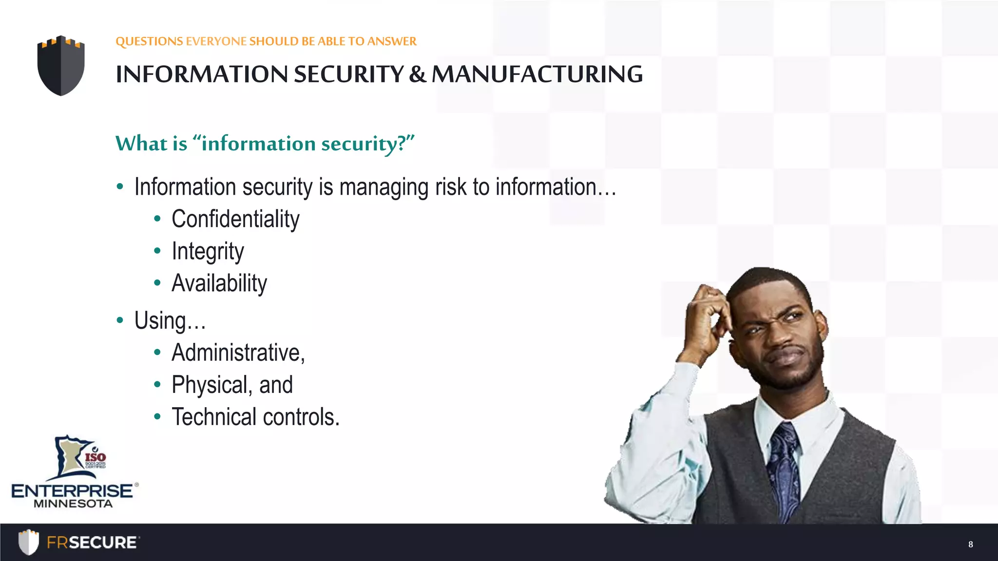 Information Security & Manufacturing | PPTX