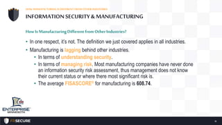 Information Security & Manufacturing | PPTX