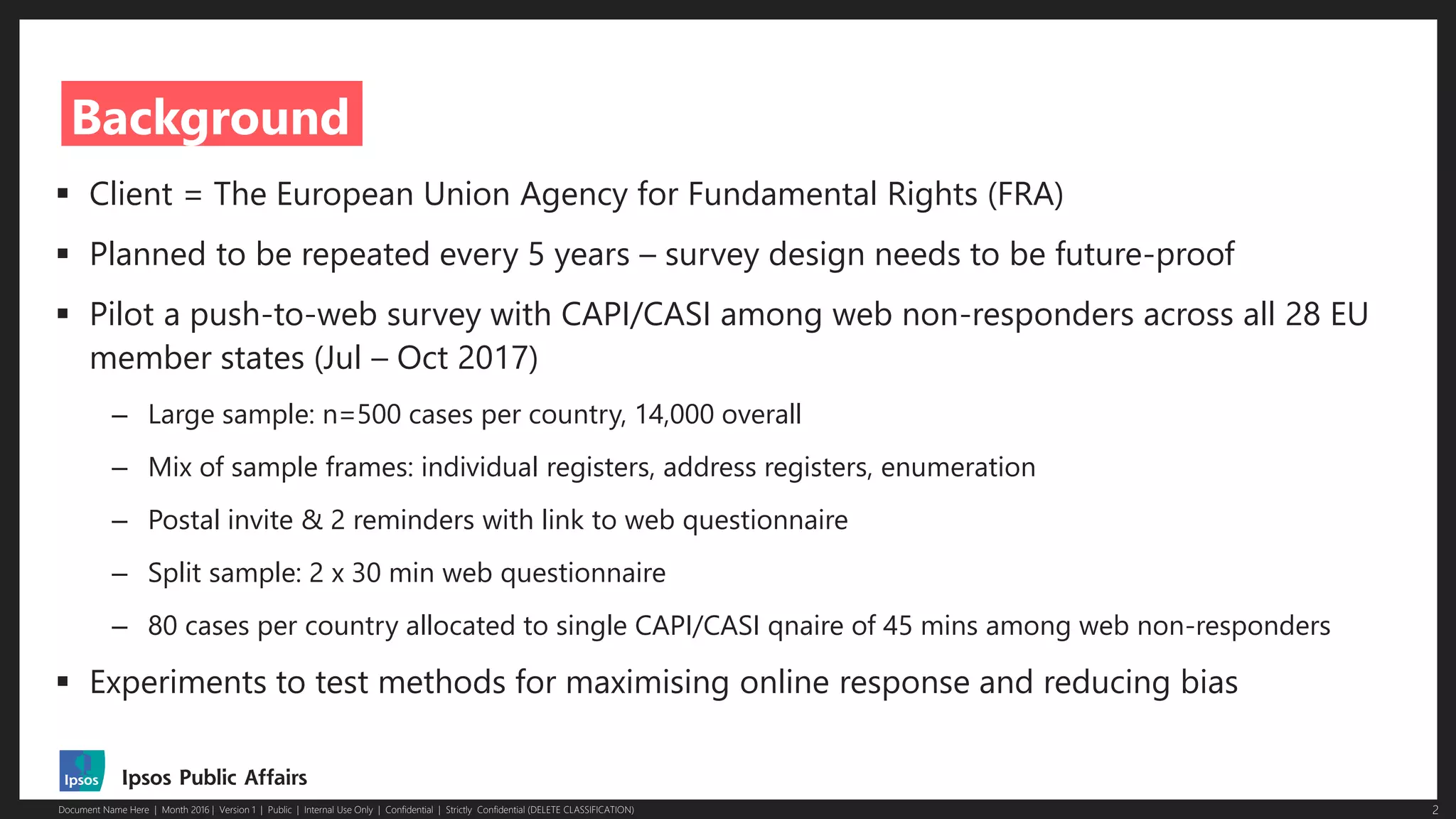 The viability of a push-to-web survey design in 28 EU member states. | PPT