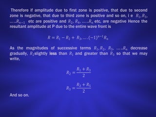 Frsnel's theory of diffraction. | PPTX