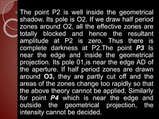 Frsnel's theory of diffraction. | PPTX