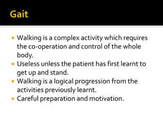 Functional Re-education training in Physiotherapy | PPTX