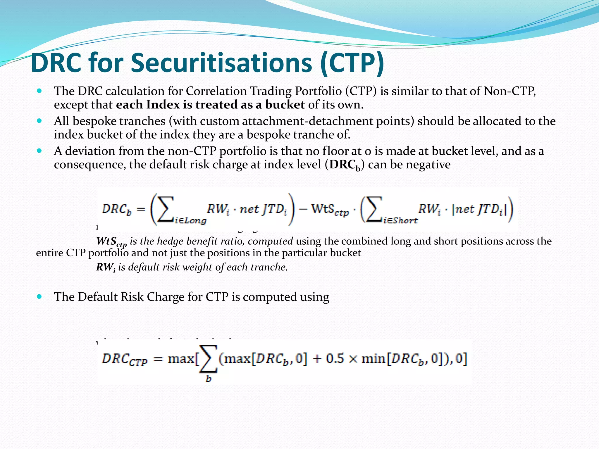 FRTB - Market Risk Capital Charge Calculation | PPTX