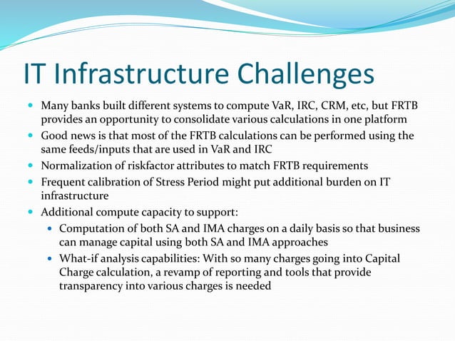 FRTB - Market Risk Capital Charge Calculation | PPTX | Stocks and Bonds ...