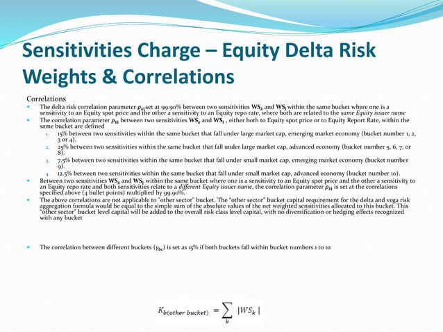 FRTB - Market Risk Capital Charge Calculation | PPTX | Stocks and Bonds ...
