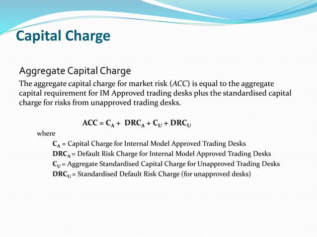 FRTB - Market Risk Capital Charge Calculation | PPTX | Stocks and Bonds ...