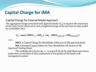 FRTB - Market Risk Capital Charge Calculation | PPTX