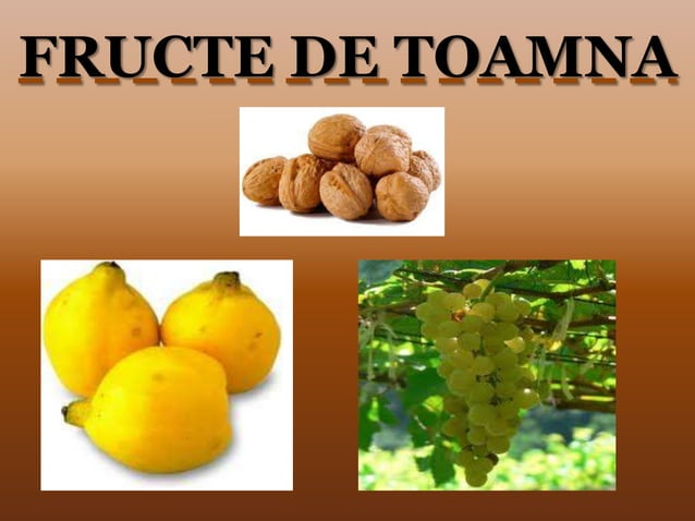 Fructe de toamna | PPTX