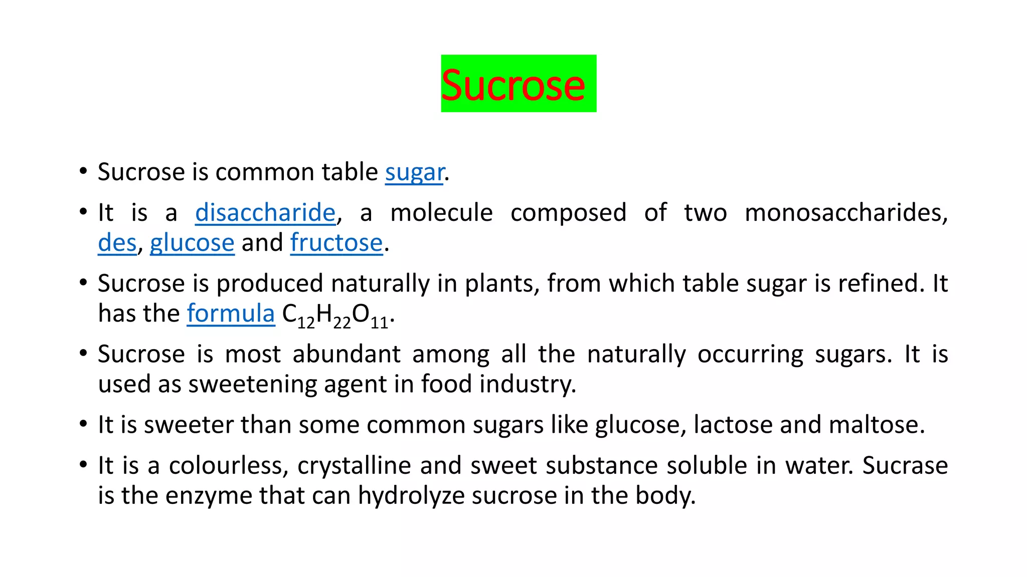 Fructose | PPT