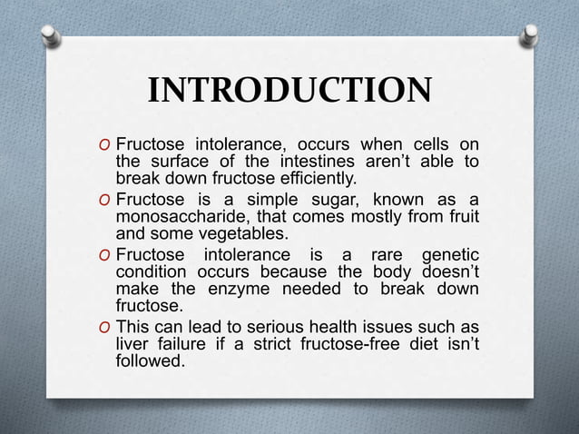 Fructose intolerance and Clinical diagnosis | PPTX | Digestive Disorders | Diseases and Conditions