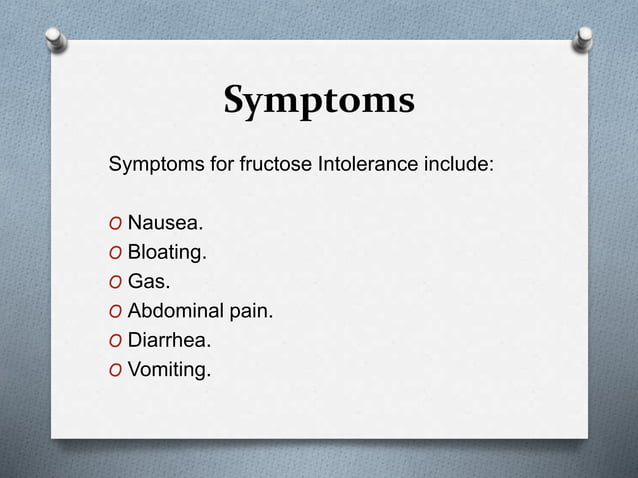 Fructose intolerance and Clinical diagnosis | PPTX | Digestive ...