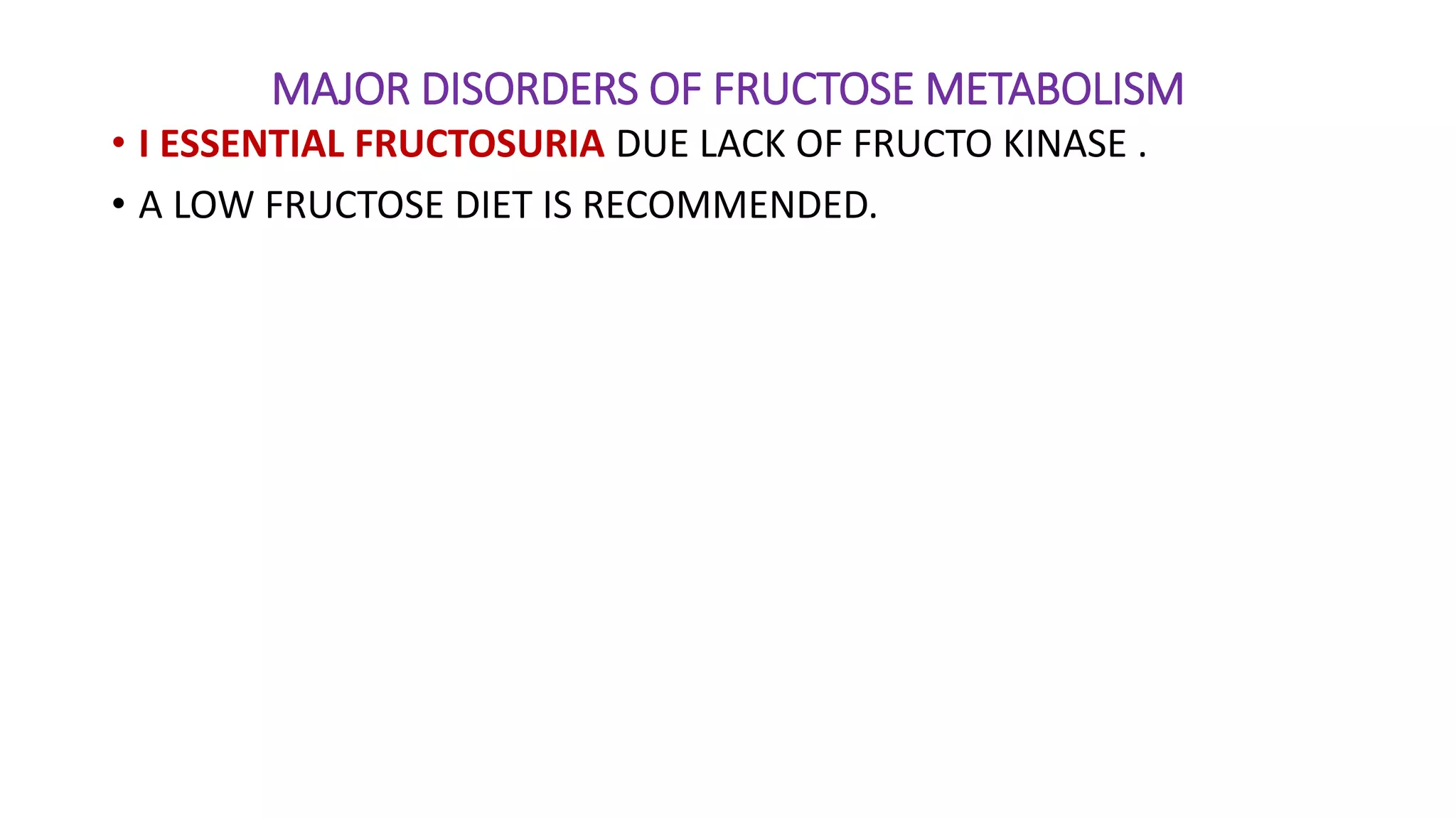 Fructose metabolism | PDF