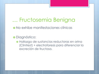 Fructosemia | PPTX