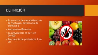 Fructosemia | PPTX
