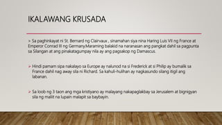ang krusada | PPTX