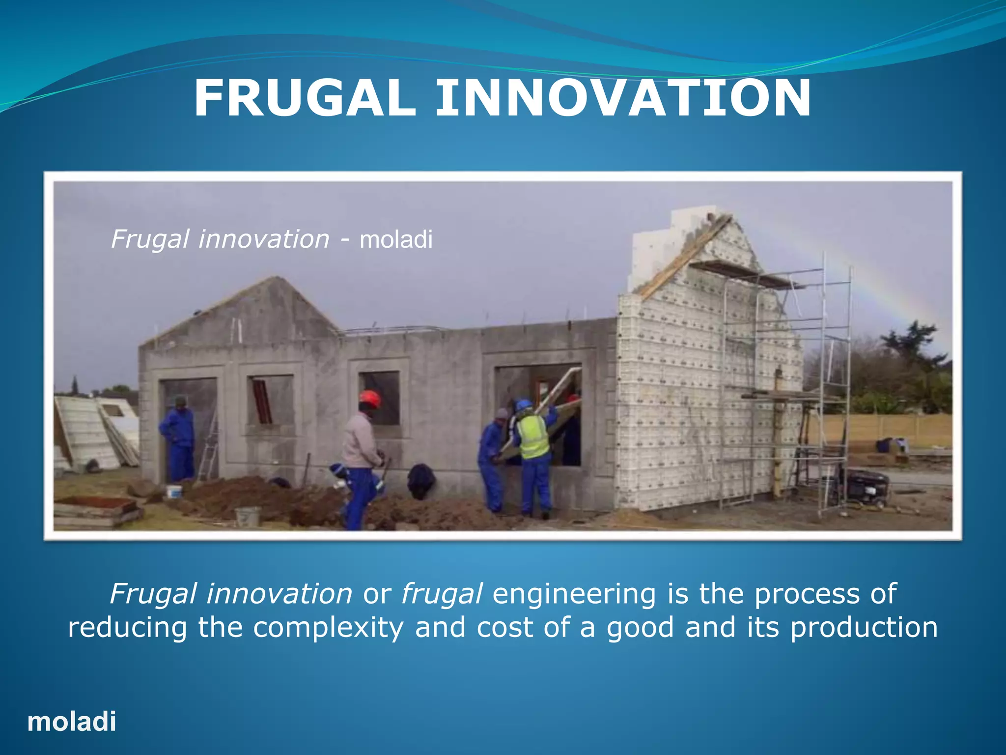 Frugal innovation - moladi | PPTX