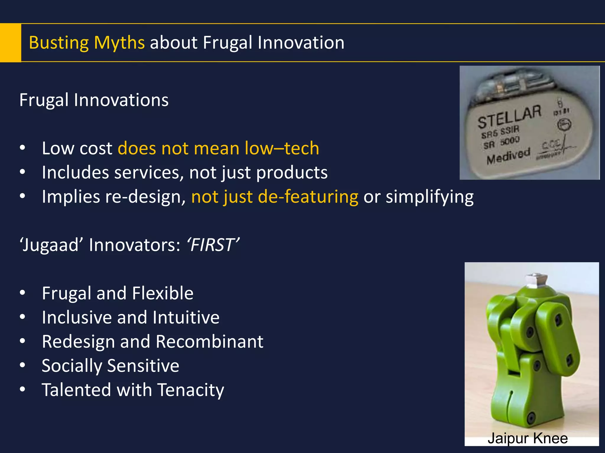 Frugal innovation india’s most valued resource the india biodesign ...