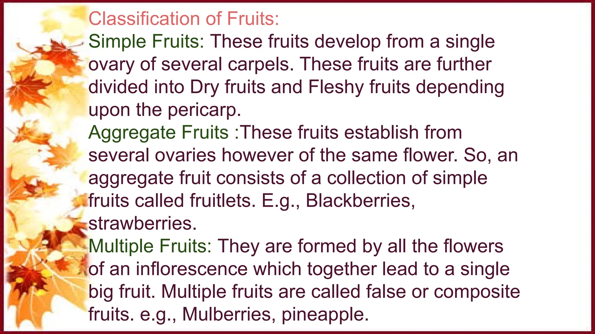 fruit.pptx for post graduate students studies | PPT