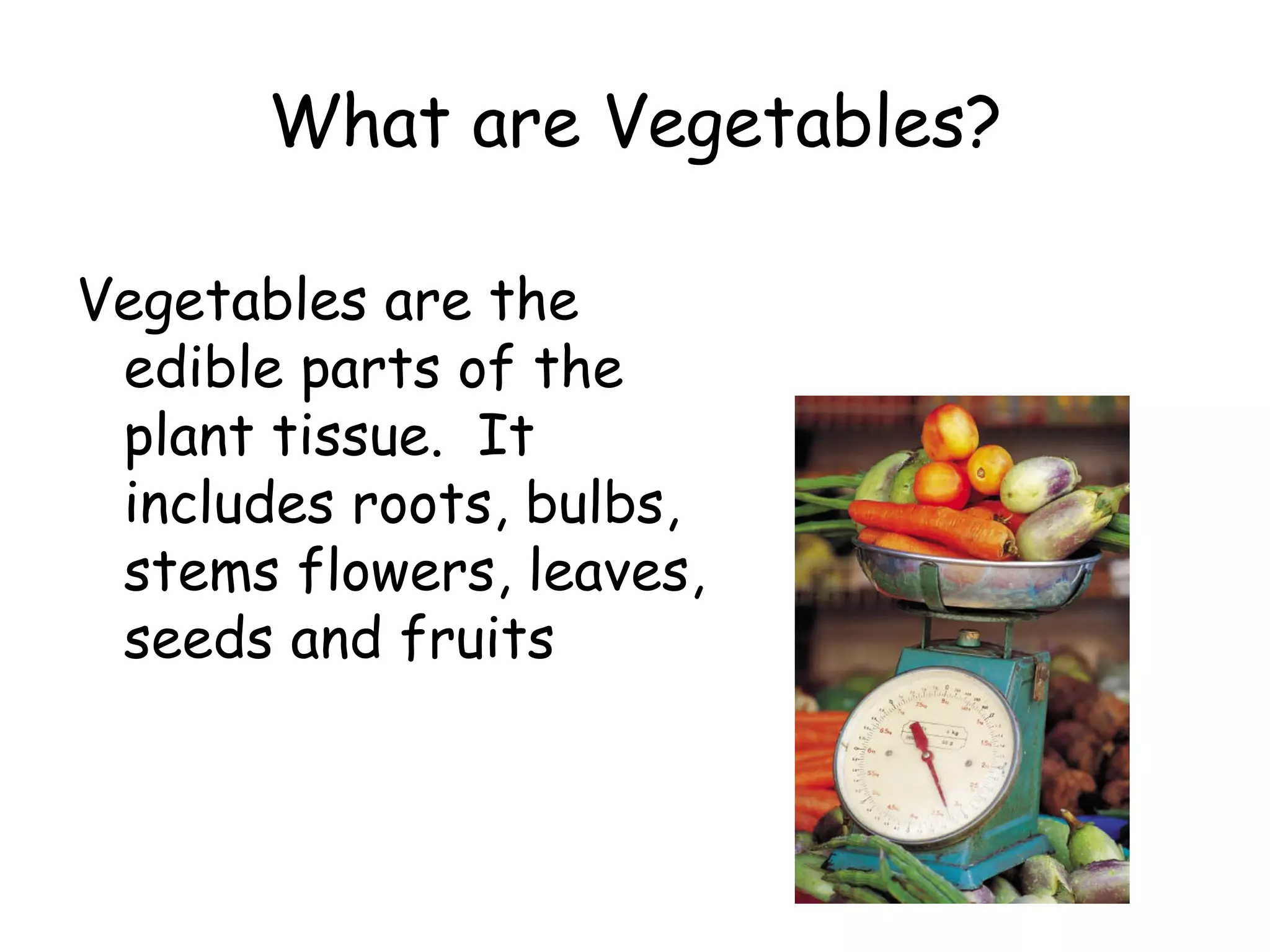 Fruit And Vegetables | PPT