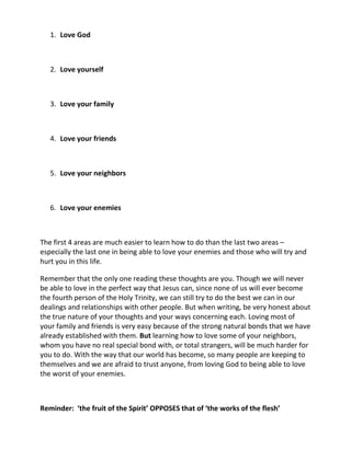 Fruits of the Spirit Workbook | PDF