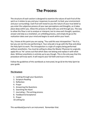 Fruits of the Spirit Workbook | PDF