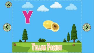 Learn ABC With Fruit Names | Learning Abc Alphabets with Fruits App