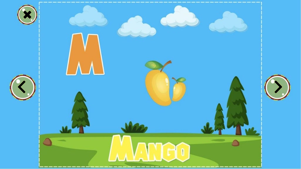 Learn ABC With Fruit Names | Learning Abc Alphabets with Fruits App