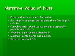 Fruit and nuts | PPT