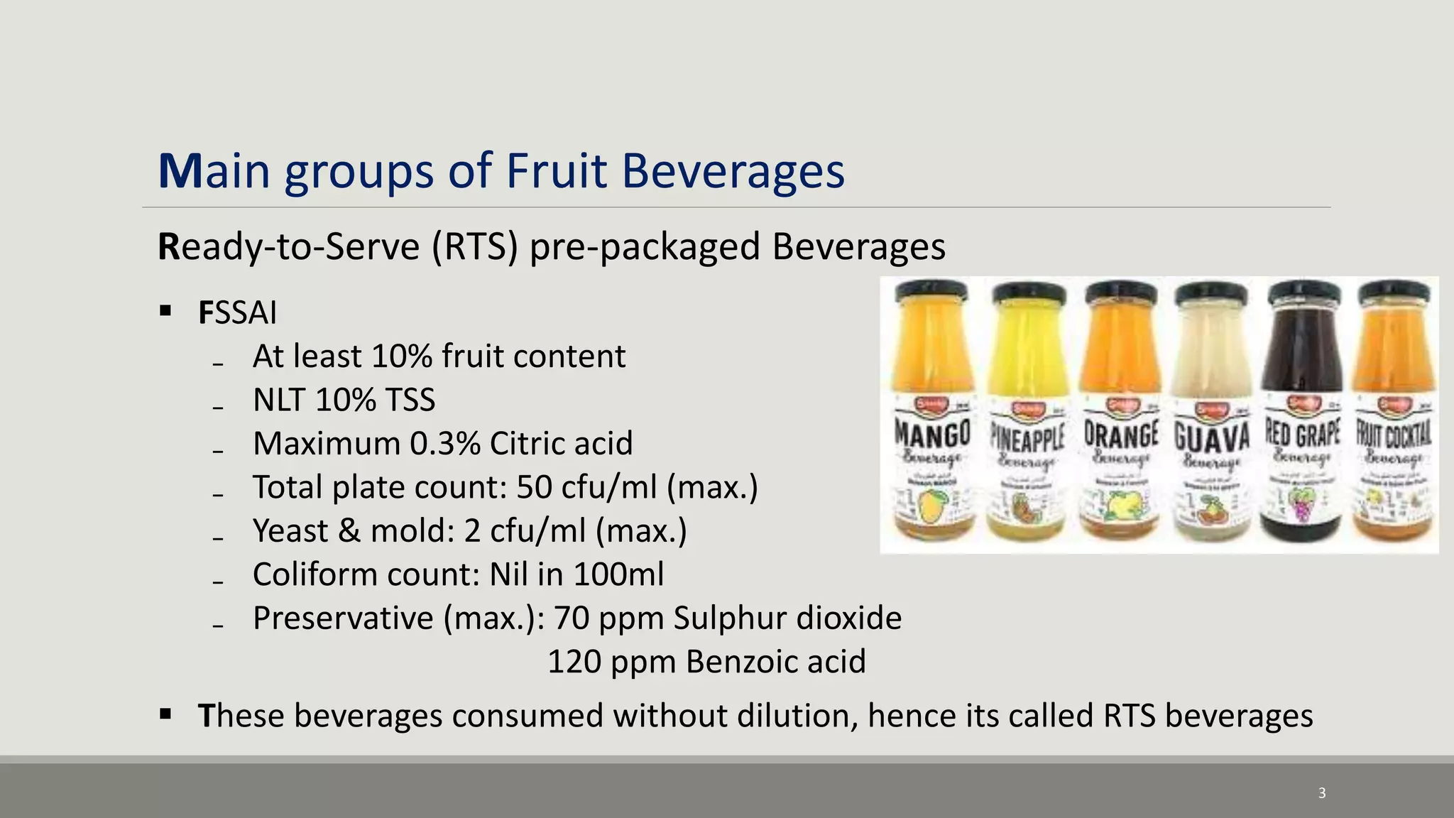 Fruit beverages and drinks | PPTX