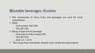 Fruit beverages and drinks | PPTX