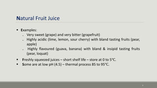 Fruit beverages and drinks | PPTX | Nutrition | Healthy Living