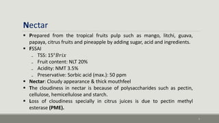 Fruit beverages and drinks | PPTX
