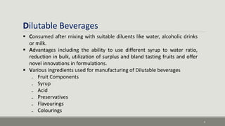 Fruit beverages and drinks | PPTX