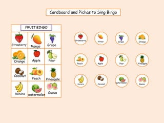 Fruit bingo | PPTX