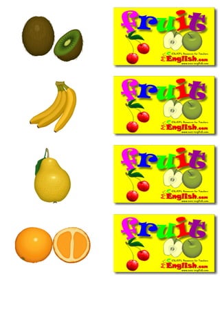 Fruit cards usar | PDF